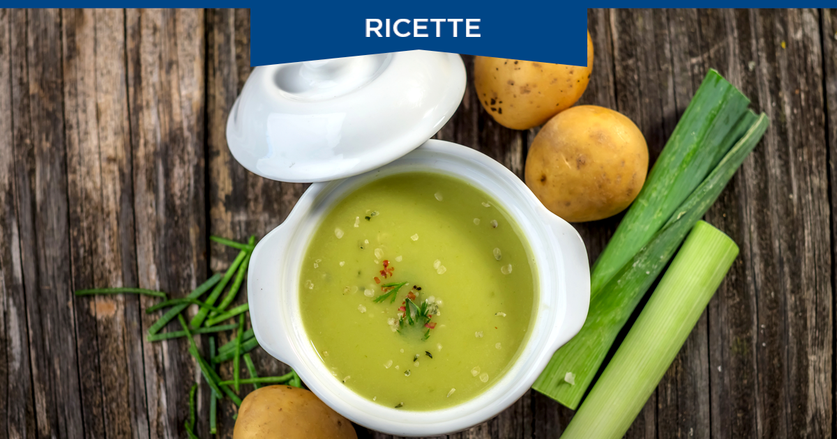 Vellutata di porri e patate | Olio Maya